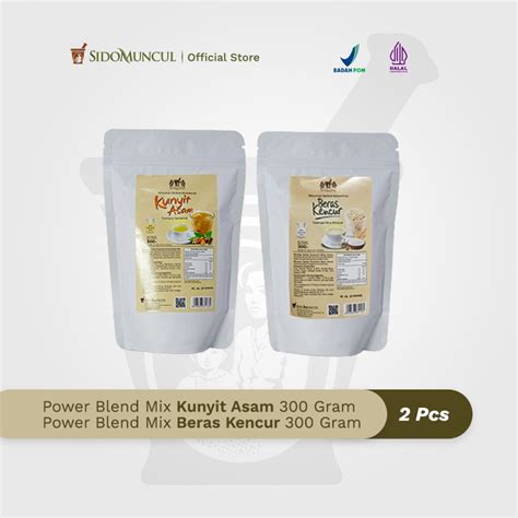 Jual Powder Blend Mix Kunyit Asam Beras Kencur Shopee Indonesia