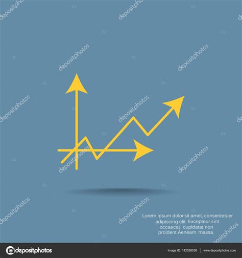 Curved Arrow On Graph Icon Stock Vector By LovArt 142028538
