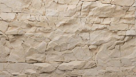 Masterful Dimension Chiseled Limestone Texture AI Generate Stock