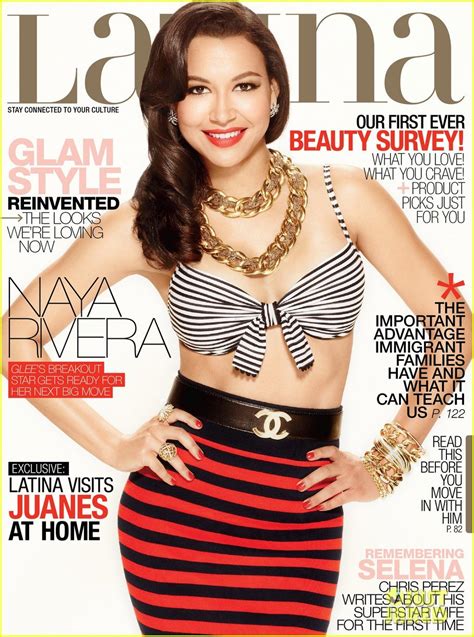 Naya Rivera Covers Latina May 2012 Photo 2645683 Magazine Naya Rivera Photos Just Jared