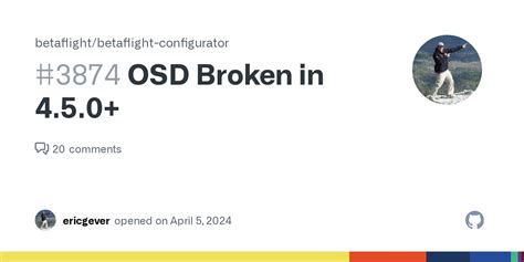 Osd Broken In 450 · Issue 3874 · Betaflightbetaflight Configurator · Github