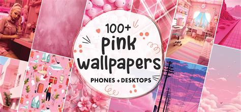 Pretty Pink Patterns Background