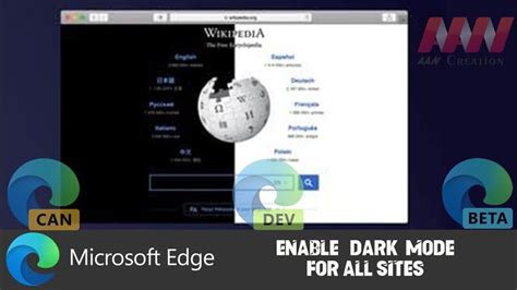How To Enable Dark Mode For All Sites In Chromium Version Of Microsoft Edge Microsoft Edges