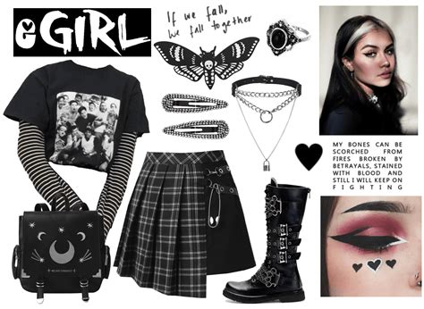 Discover Outfit Ideas For EGirl Fall Vibes Made With The Shoplook Outfit Maker How To Wear