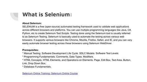 Ppt What Is The Difference Between Selenium And Selenium Webdriver