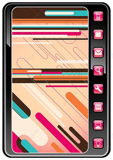 Gambar Ilustrasi Teknologi Seni Lcd Bergaya Modern Ilustrasi Png Dan
