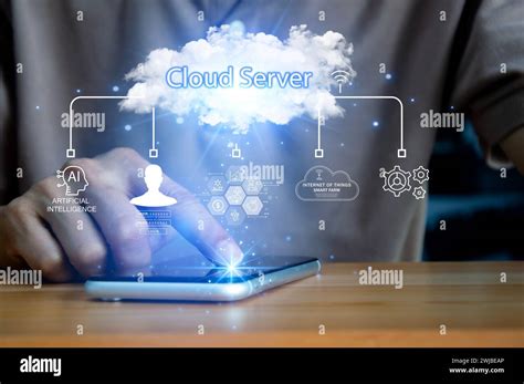 Concept Of Using Cloud Servers Data Protection Is Convenient Fast And
