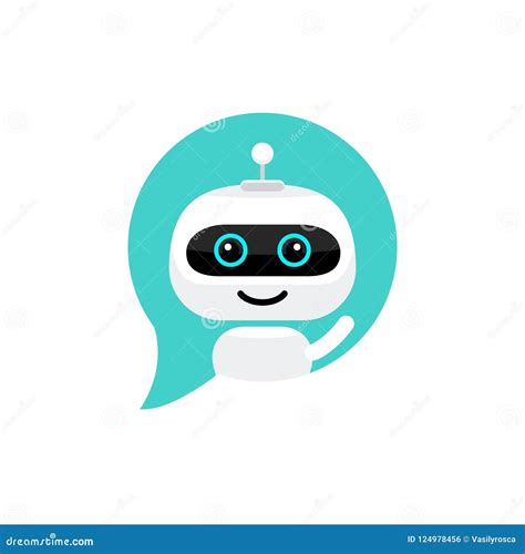 Robot Icon Chat Bot Sign For Support Service Concept Stock Vector Illustration Of Assistance
