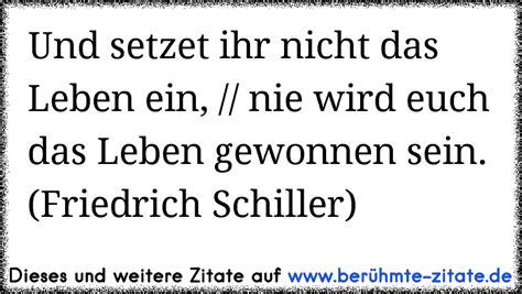Es kann der Frömmste nicht im Frieden leben wenn es dem bösen Nachbar nicht gefällt Friedrich