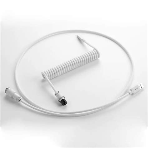 Cablemod Pro Coiled Keyboard Cable Glacier White Usb A To Usb Type C 150cm Canada