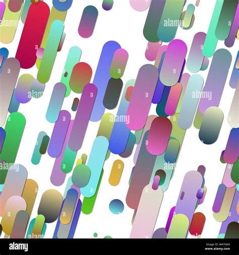 Colorful Abstract Repeating Trendy Gradient Rounded Stripe Pattern Background Vector Graphic