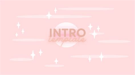 Aesthetic Pink Sparkle Outro Template ReinaMarie