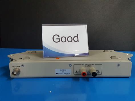 Hp 35670au Microphone Adapter Dynamic Signal Analyzer Option Uk4 1