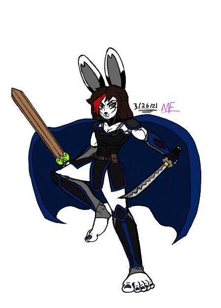 Natalie The Bunny Warrior By Mysticfader On Deviantart