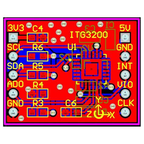 ITG3205 ITG 3205 Invensense Digital 3 Axis Gyroscope Free Shipping