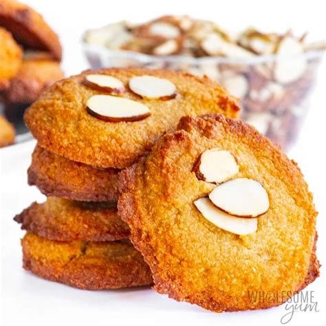 Easy Keto Almond Cookies Recipe Wholesome Yum Foods