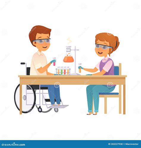Inclusive Education Isometric Flowchart Cartoon Vector CartoonDealer