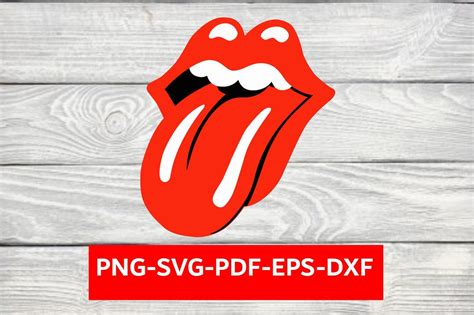 Red Lips And Tongue Open Lips Tongue Svg Png Digital Download Etsy