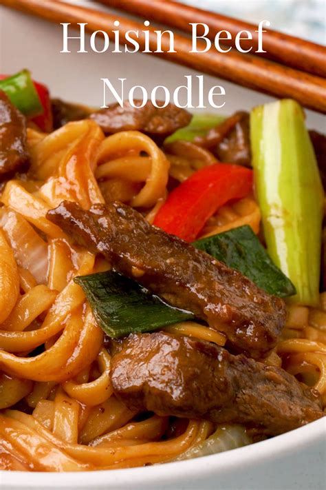 HOISIN BEEF NOODLE RECIPE Beef And Noodles Beef Stir Fry Recipes