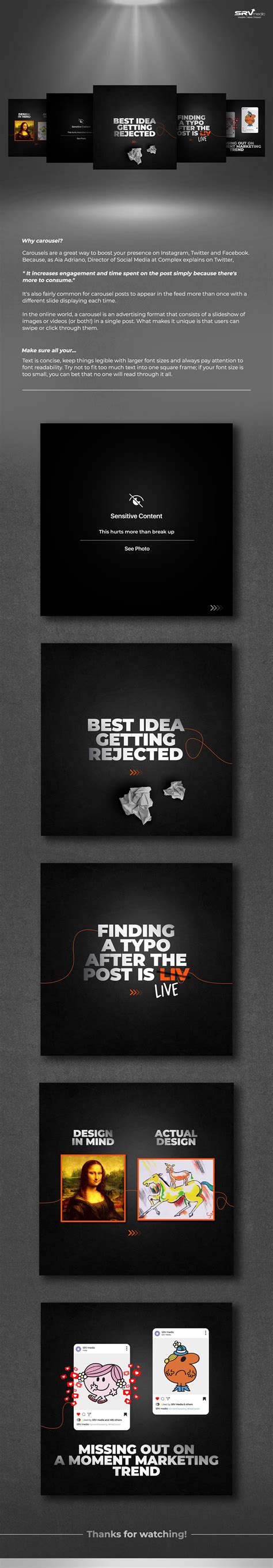 Ideas Carousel Post Behance