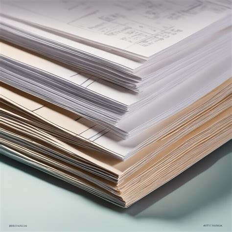 Premium Ai Image Stack Of Papers