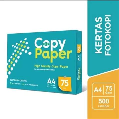 Jual Kertas Hvs A4 75Gr Merk Copy Paper PP Lite 1 Rim Pp Lite Kab