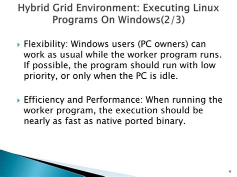 Ppt Direct Execution Of Linux Binary On Windows For Grid Rpc Workers