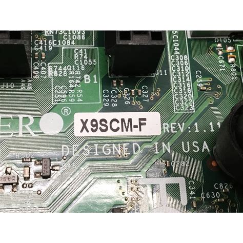 Supermicro X9SCM-F REV 1.11A LGA 1155 Motherboard with C204