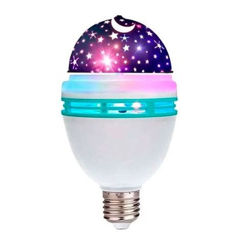Foco LED Giratorio Con Estrellas
