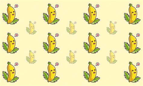 Premium Vector Banana Fruit Seamless Pattern Fruit Style Background