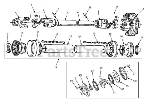 Cub Cadet 671 590 671 100 Cub Cadet 74 Tiller Attachment Att Pto