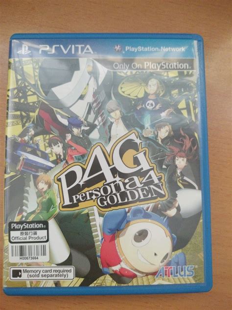 Persona 4 Golden Ps Vita Video Gaming Video Games Playstation On