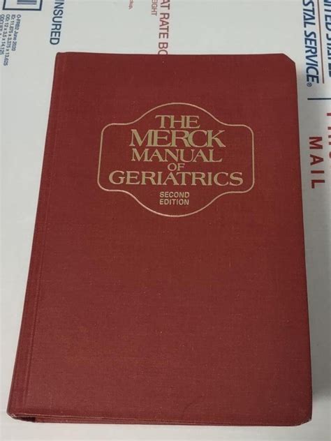 12 New Merck Manual Of Geriatrics 2nd Thumb Indexed Edition By