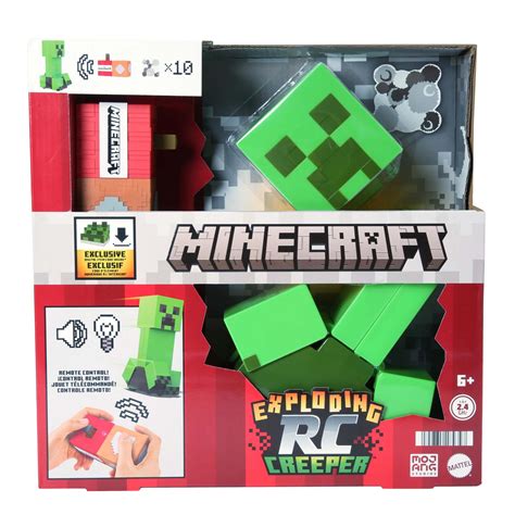 Mattel Minecraft Exploding Rc Creeper Radar Toys