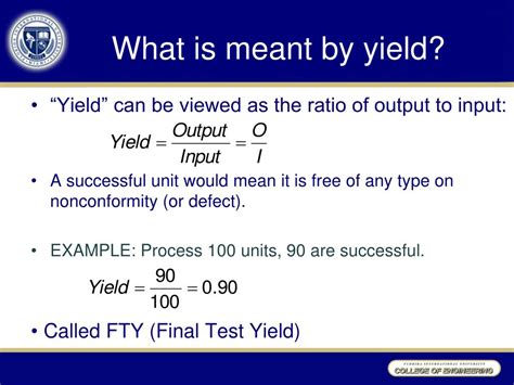 Ppt Chapter 9 Capability And Rolled Throughput Yield Powerpoint