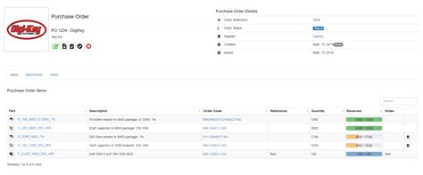 Update PurchaseOrder Rendering Issue 750 Inventree InvenTree