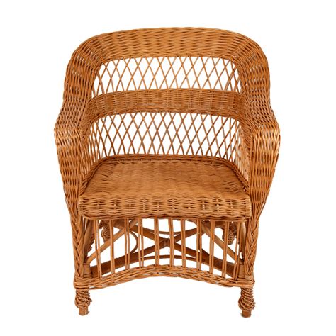 Fotel Wiklinowy Królewski Siostry Plotą