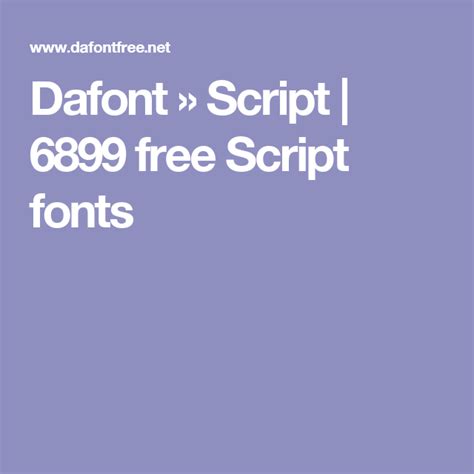 Dafont Script 6899 Free Script Fonts Free Script Fonts Dafont