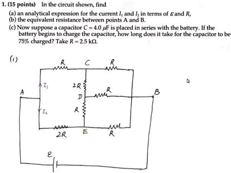 solved texts 1 15 points in the circuit shown find a an