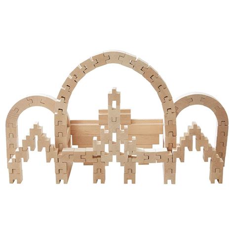 Interlocking Wooden Blocks Construction Set Haba Usa