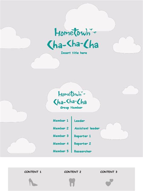 Hometown Cha Cha Cha Powerpoint Template Pdf
