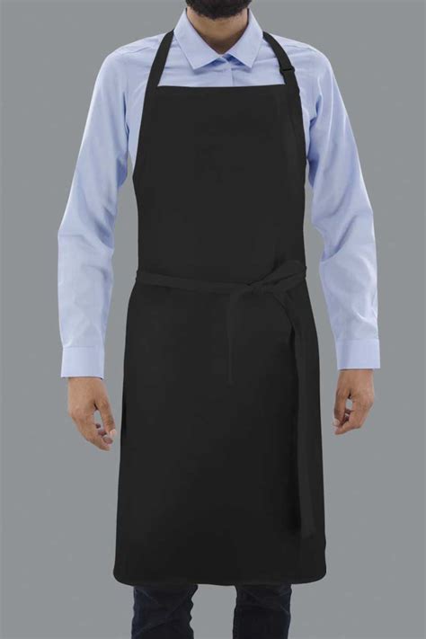 Classic Bib Apron Black