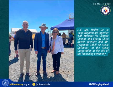 Ph Ambassador Congratulates Filipino Company Acen On Launching