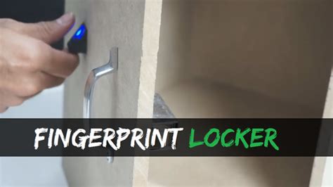 Fingerprint Locker With Arduino 7 Steps Instructables