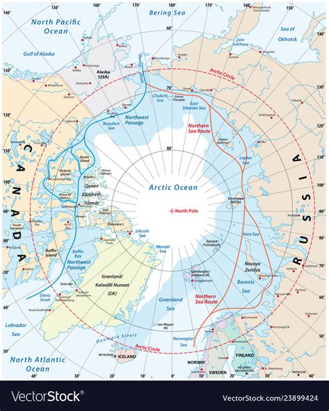 Northwest Passage World Map