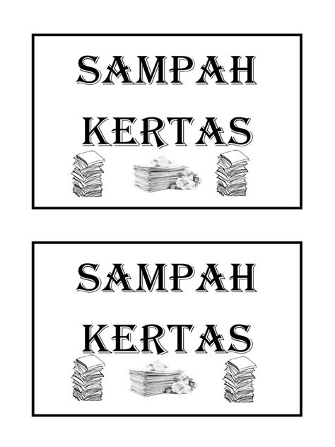 Tulisan Tmpt Sampah Pdf