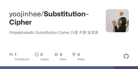 Github Yoojinheesubstitution Cipher Polyalphabetic Substitution Cipher다중 치환 암호화