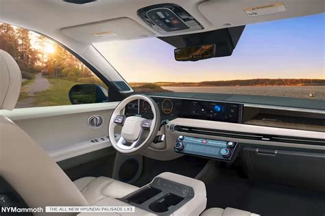 현대차 팰리세이드 풀체인지의 유력한 디자인 예상도 공개실내 디자인 포함
