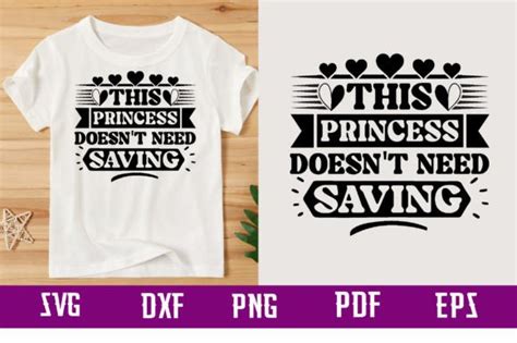 This Princess Doesn T Need Saving Svg Graphic By Binasvgbundle Creative Fabrica