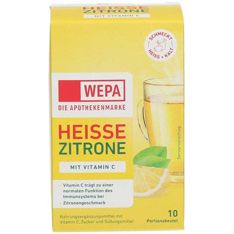 Wepa Heisse Zitrone 10x10 G Shop Apotheke